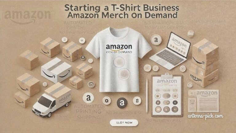 Amazon Merch on DemandでTシャツ販売を始めよう！登録方法を徹底解説